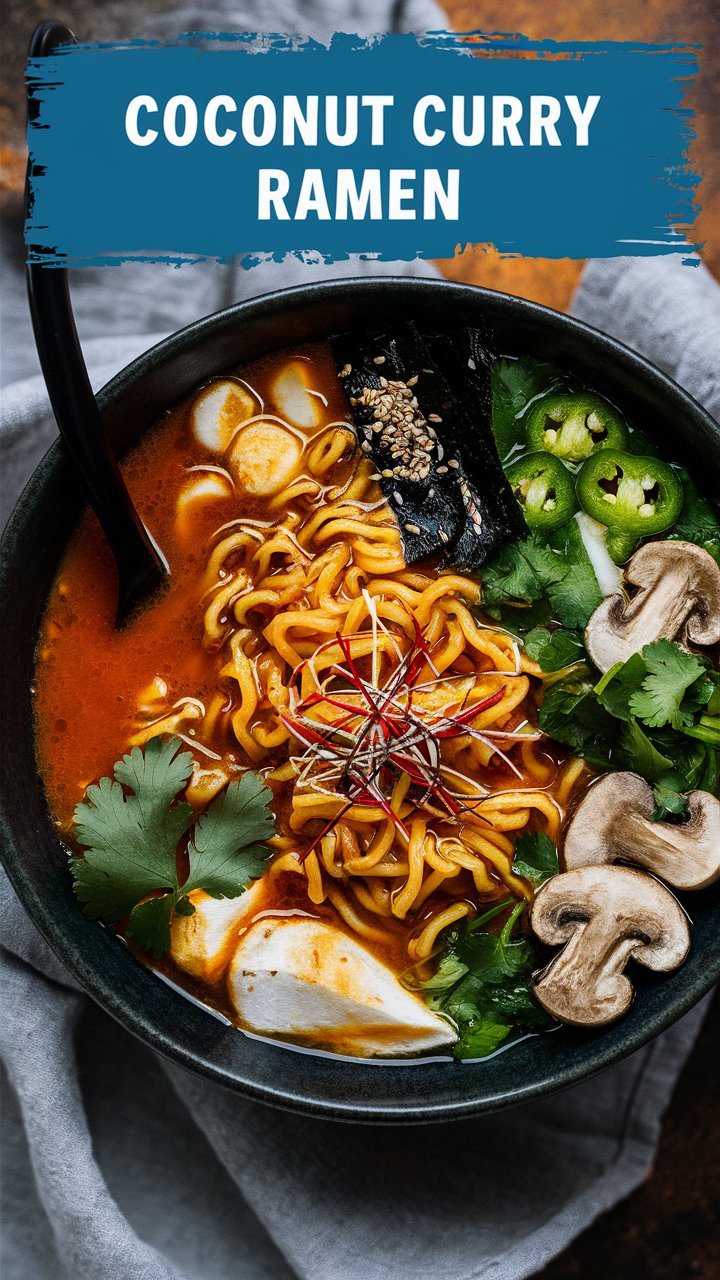 Spicy Coconut Curry Ramen – A Bowl Full of Bold, Creamy Flavor 2025