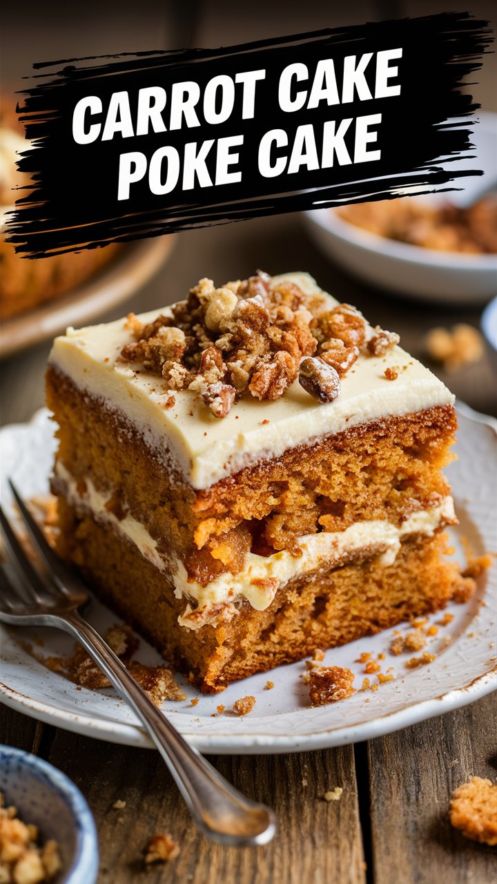 Delicious Carrot Cake Poke Cake & Easy Desserts You’ll Love 2025