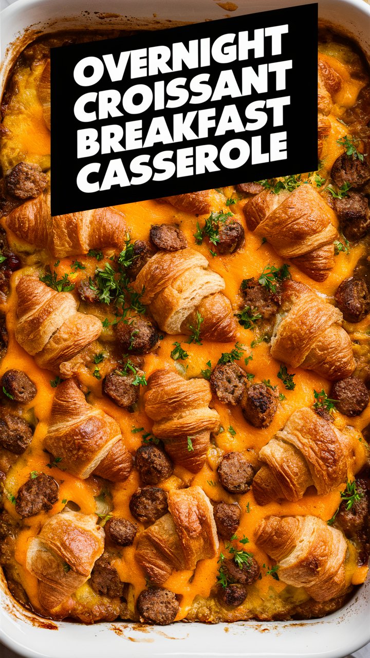 Overnight Croissant Breakfast Casserole – The Ultimate Make-Ahead ...