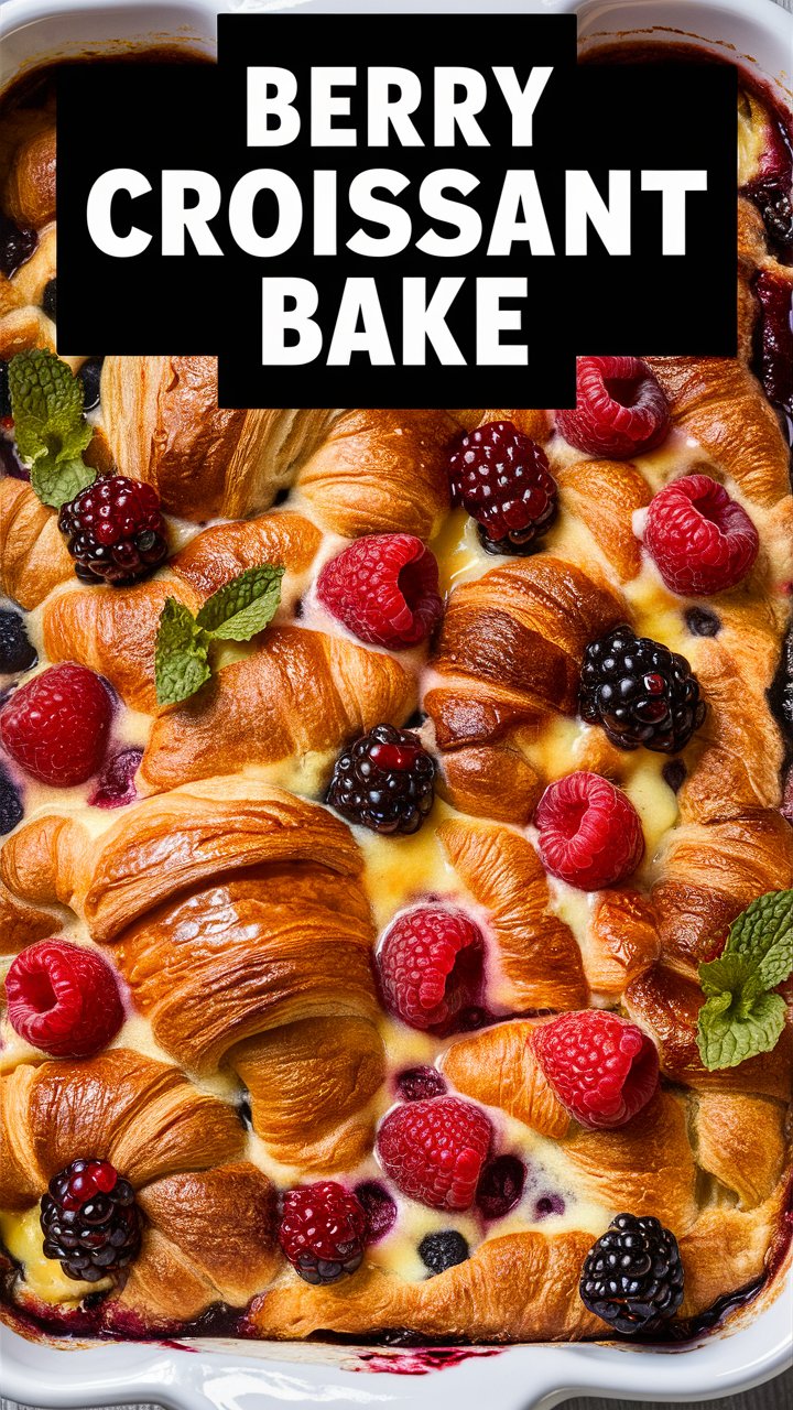 Easy Berry Croissant Bake Recipe (Perfect for Breakfast or Brunch) 2025