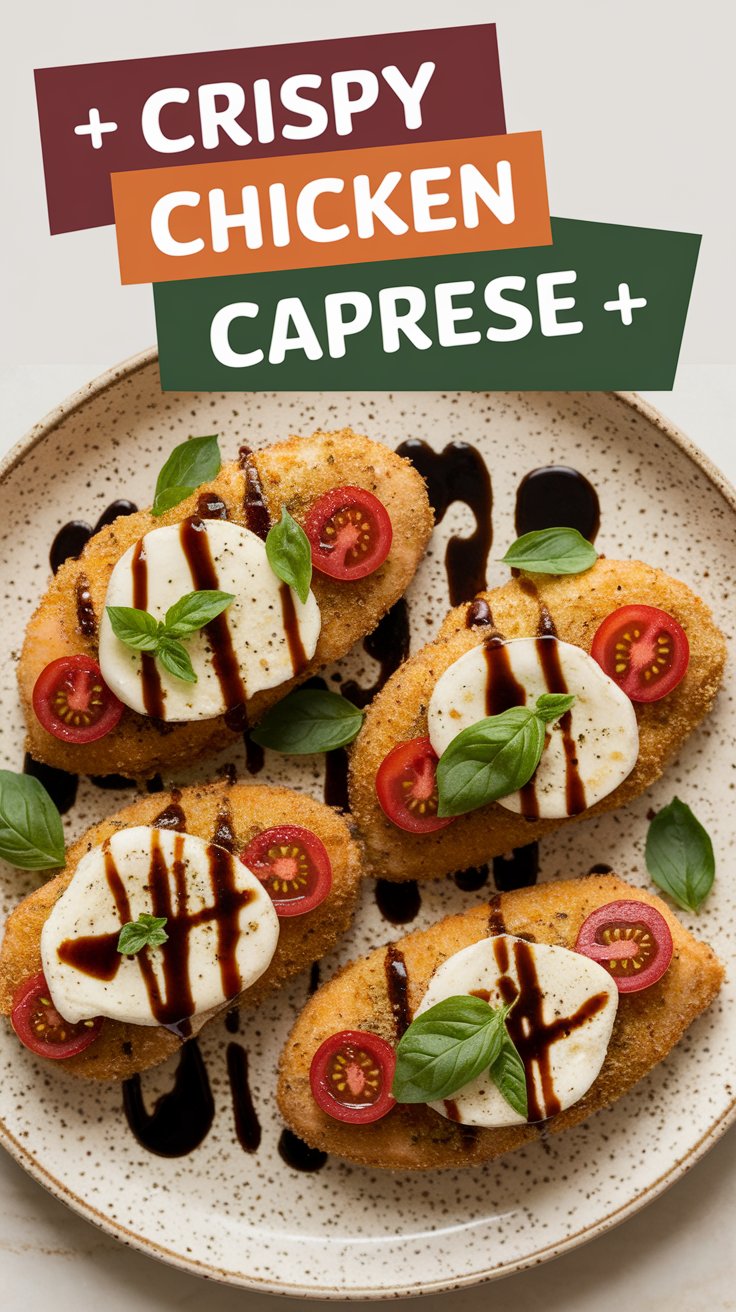 Crispy Chicken Caprese Recipe – The Perfect Blend of Crunch and Fresh ...
