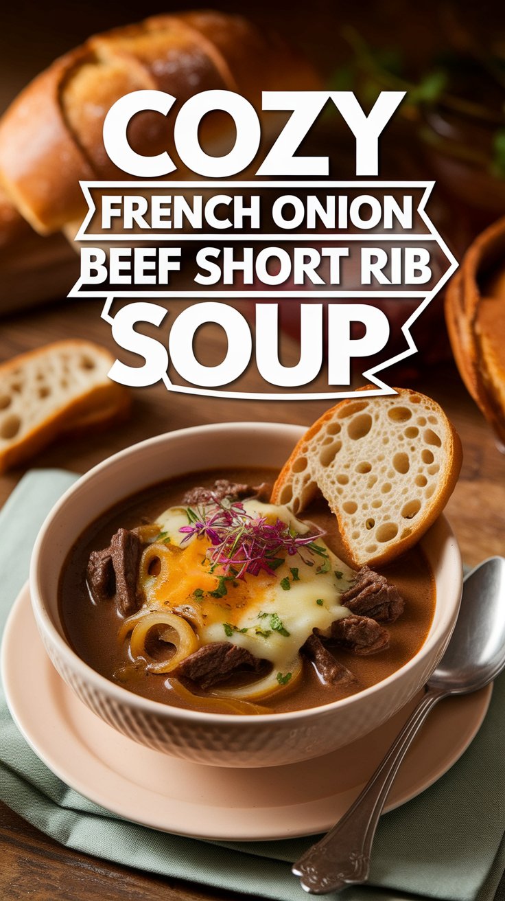 French Onion Beef Short Rib Soup 2025